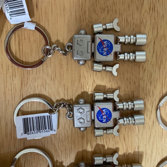 Cell Phones & Accessories | Robot Keychain With Nasa Logo | Poshmark